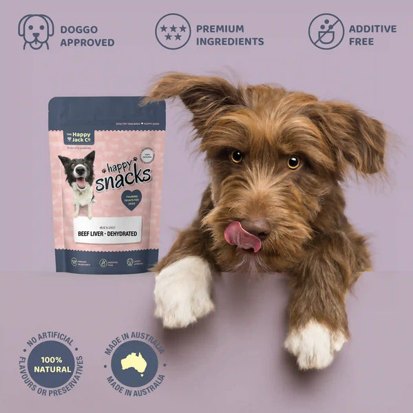 Dog training treats | Beef Liver | The Happy Jack Co
